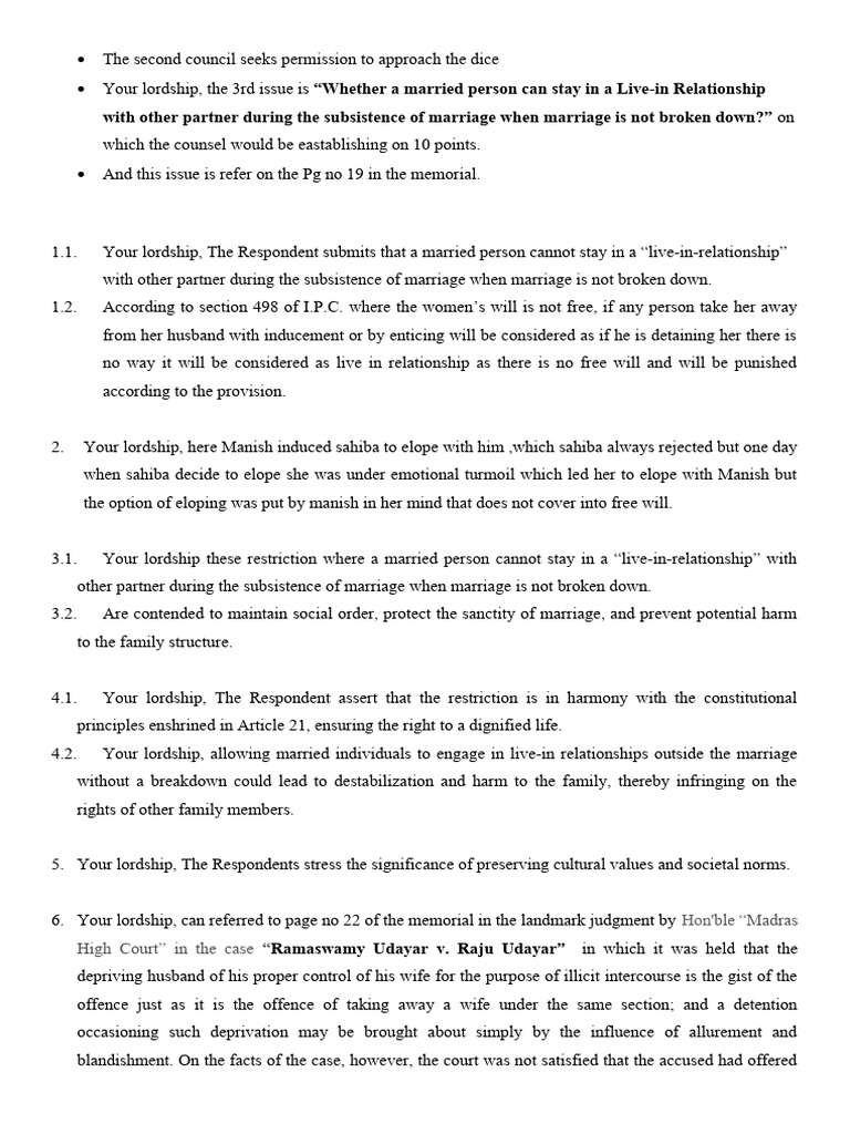 Respondent Final Speech 2.0 | PDF | Justice | Crime & Violence