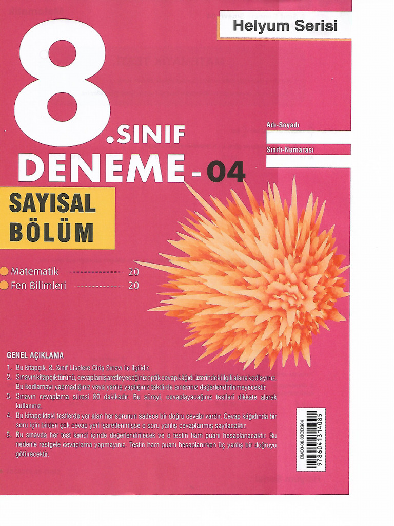 Caliskan Helyum 4 Sayisal | PDF