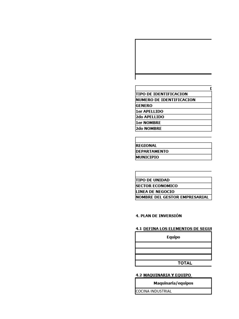 Ejemplo Plan de Inversion | PDF | Economias | Business