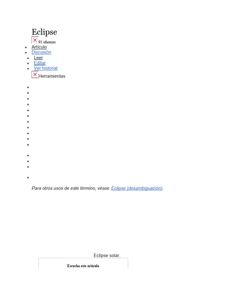 Eclipse | Descargar gratis PDF | Eclipse | Luna Eclipse | Descargar gratis PDF | Eclipse | Luna