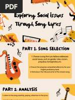 Song Lyric Analysis Essay Outline | PDF | Essays | Human Communication