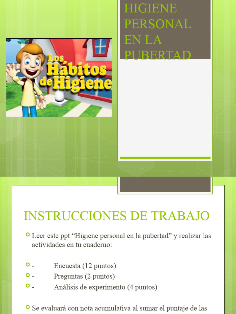 higiene-y-cuidado-personal-en-adolescente | PDF | Higiene | Especialidades Medicas