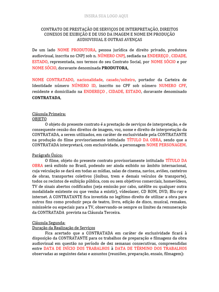 AUTORIZACAO+DE+IMAGEM+01 | PDF | Direitos Autorais