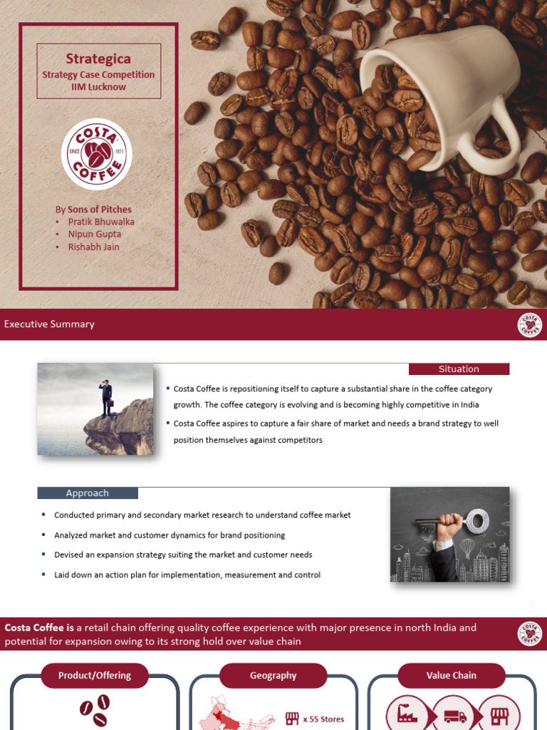 Sons of Pitches - Costa Coffee | PDF | Coffee | Business