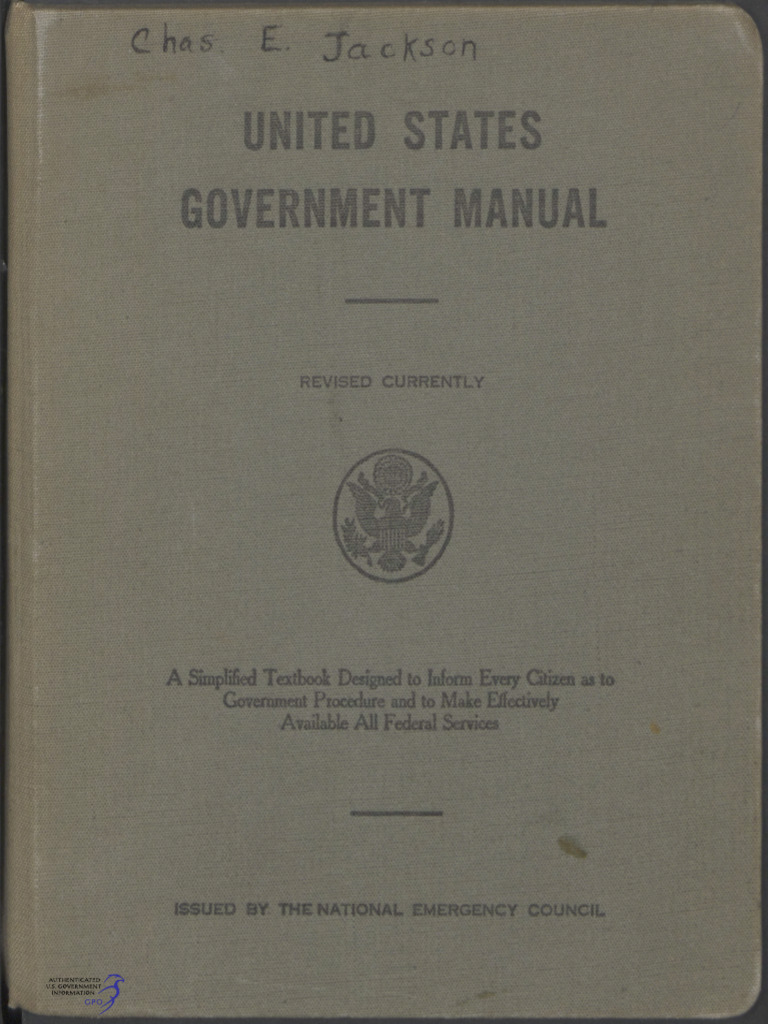 Gpo Govman 1935 01 01 | PDF