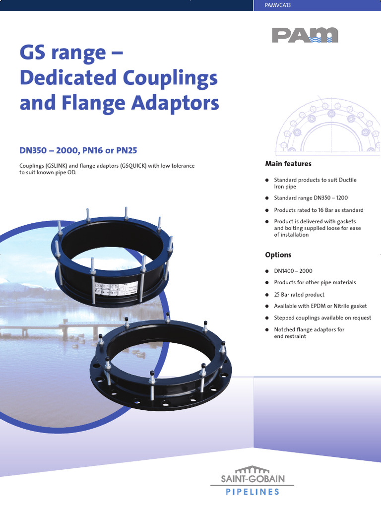 Industrial Pipe Couplings Guide | PDF | Pipe (Fluid Conveyance ...