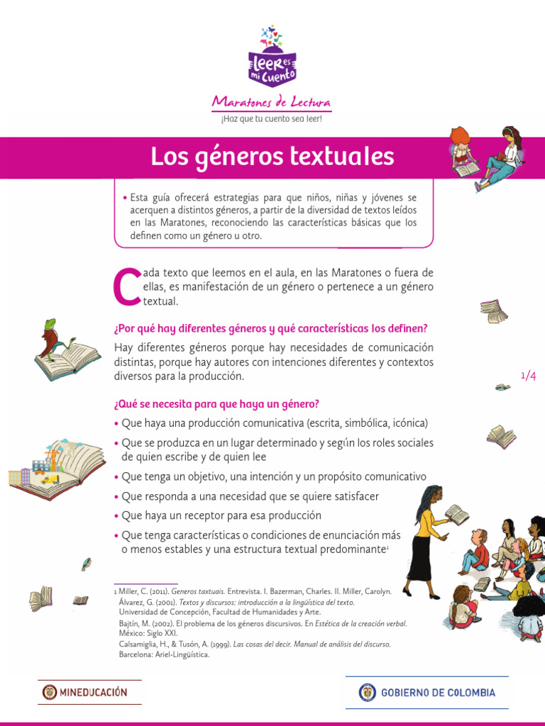 5 Guias Generos Textuales | PDF | Libros