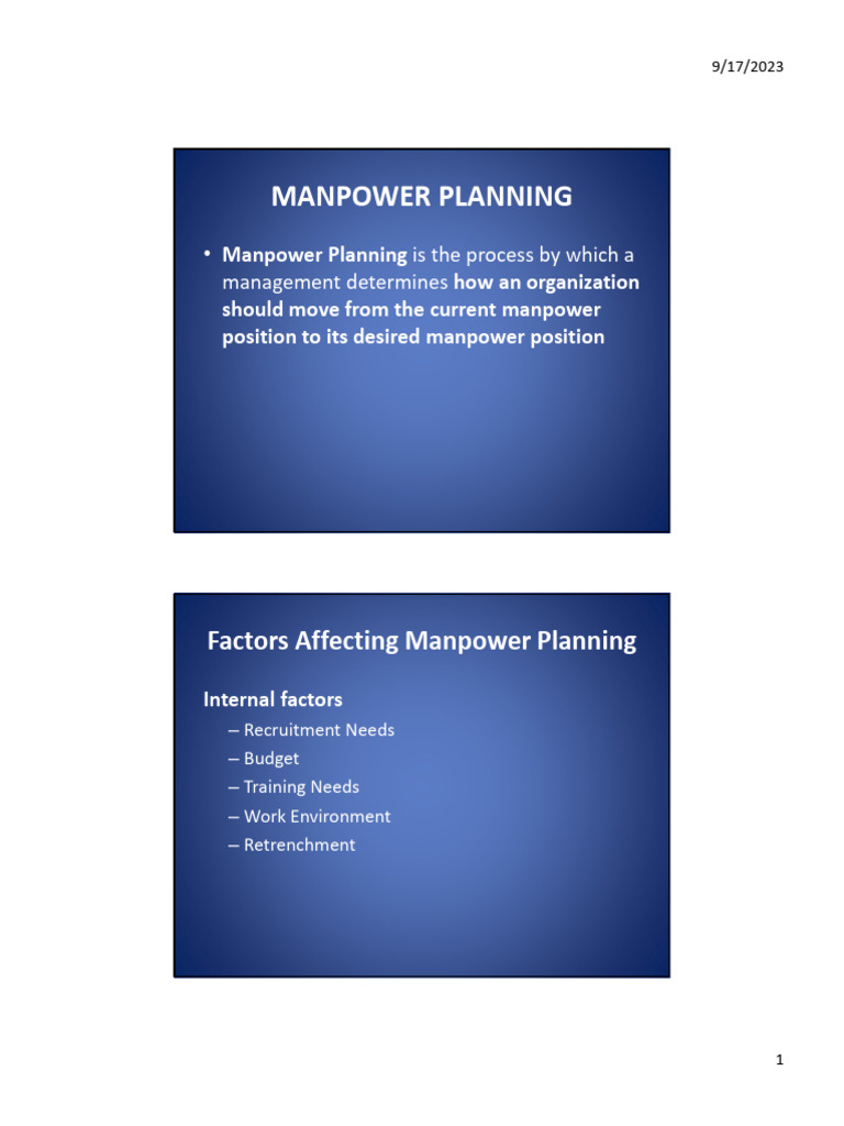 module 1 MPP | PDF | Human Resources | Business Economics