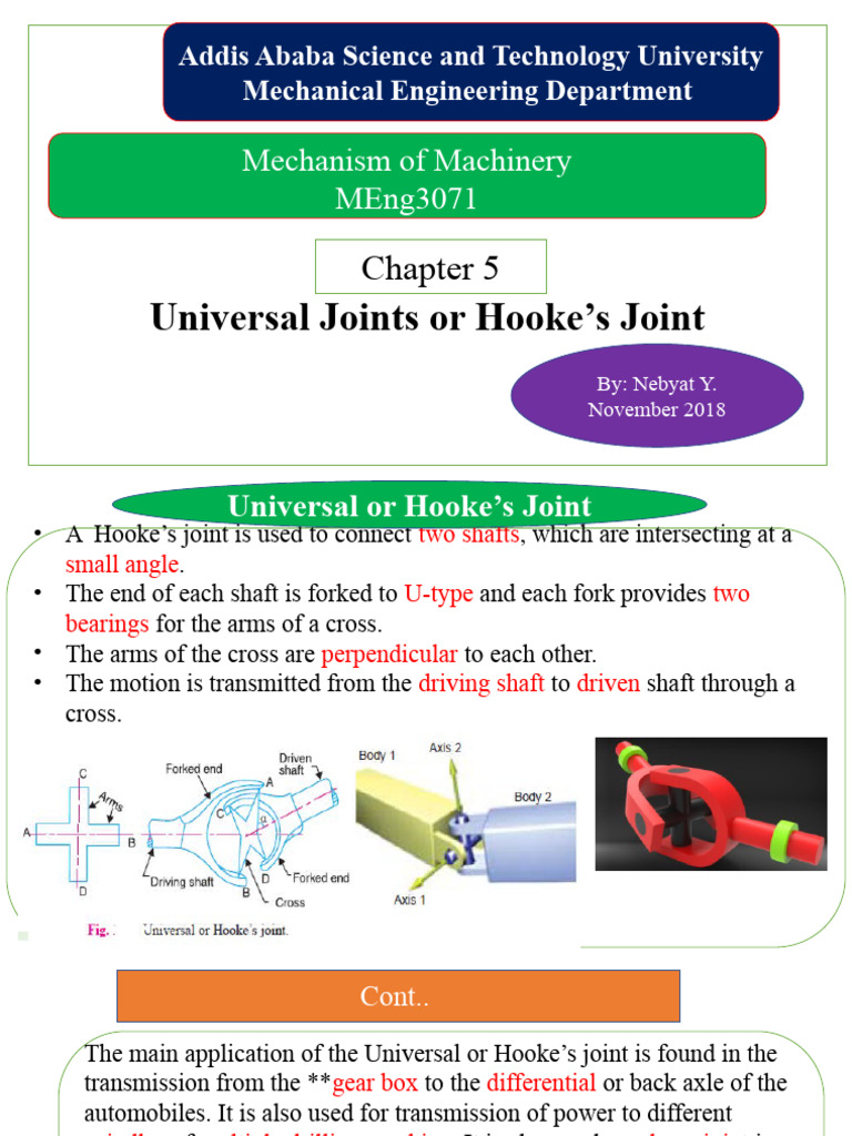 Understanding Hooke's Joint Mechanics | PDF | Classical Mechanics ...