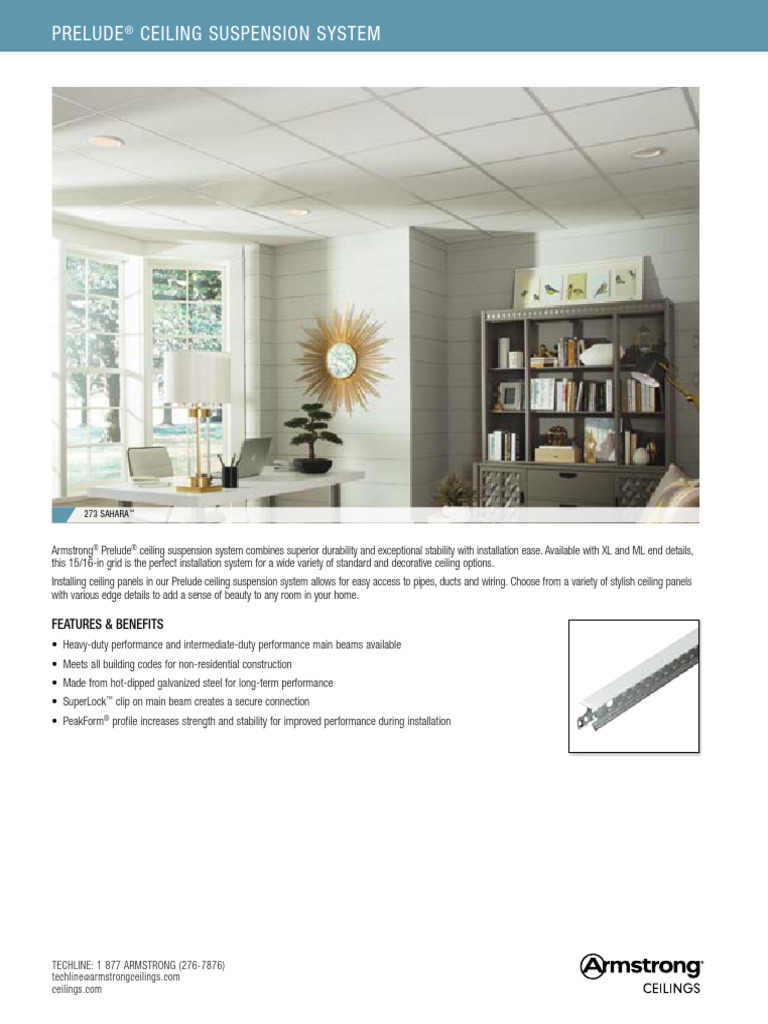 Data Sheet Prelude | PDF | Ceiling | Beam (Structure)