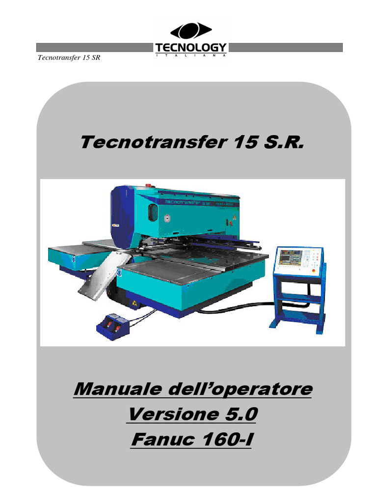 MANUALE OPERATORE TCNT Fanuc 160i Ver.5 | PDF