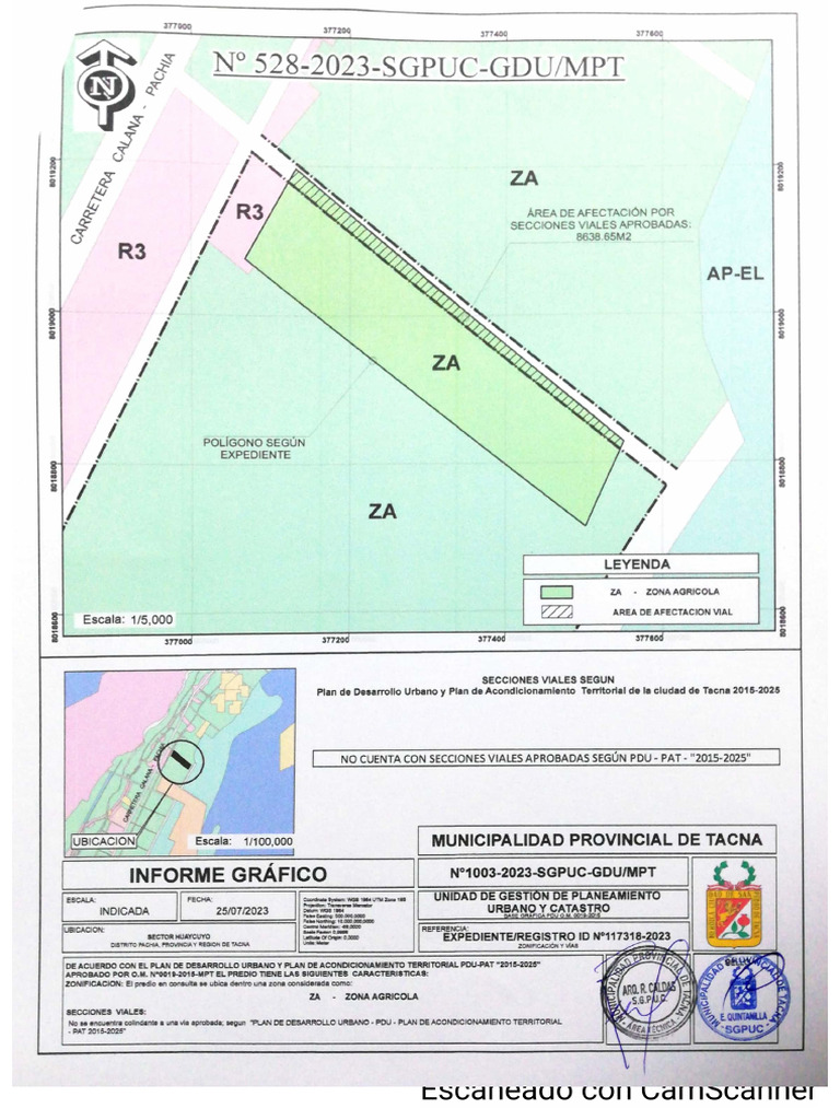Zonificación y Vias | PDF