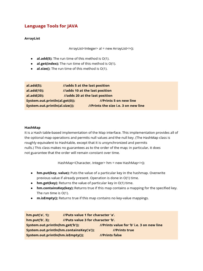 GP-CP-Language Tools For JAVA | PDF | Software Engineering | Algorithms And Data Structures