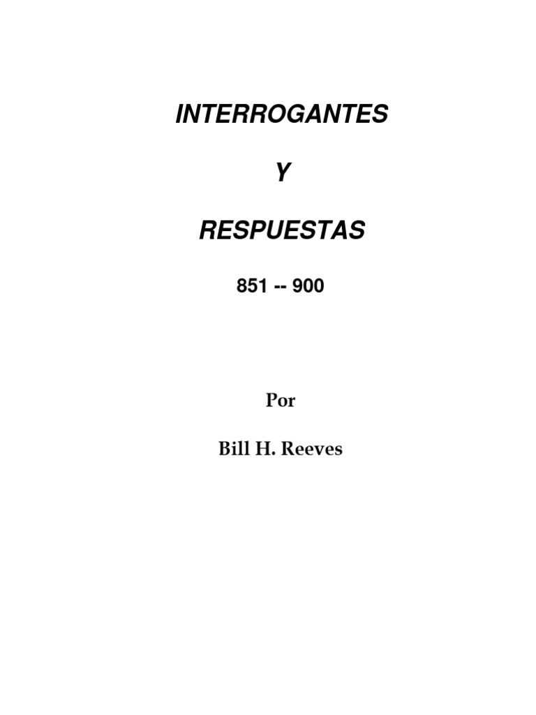 Interrogantes Y Respuestas | PDF | Iglesia cristiana | eucaristía