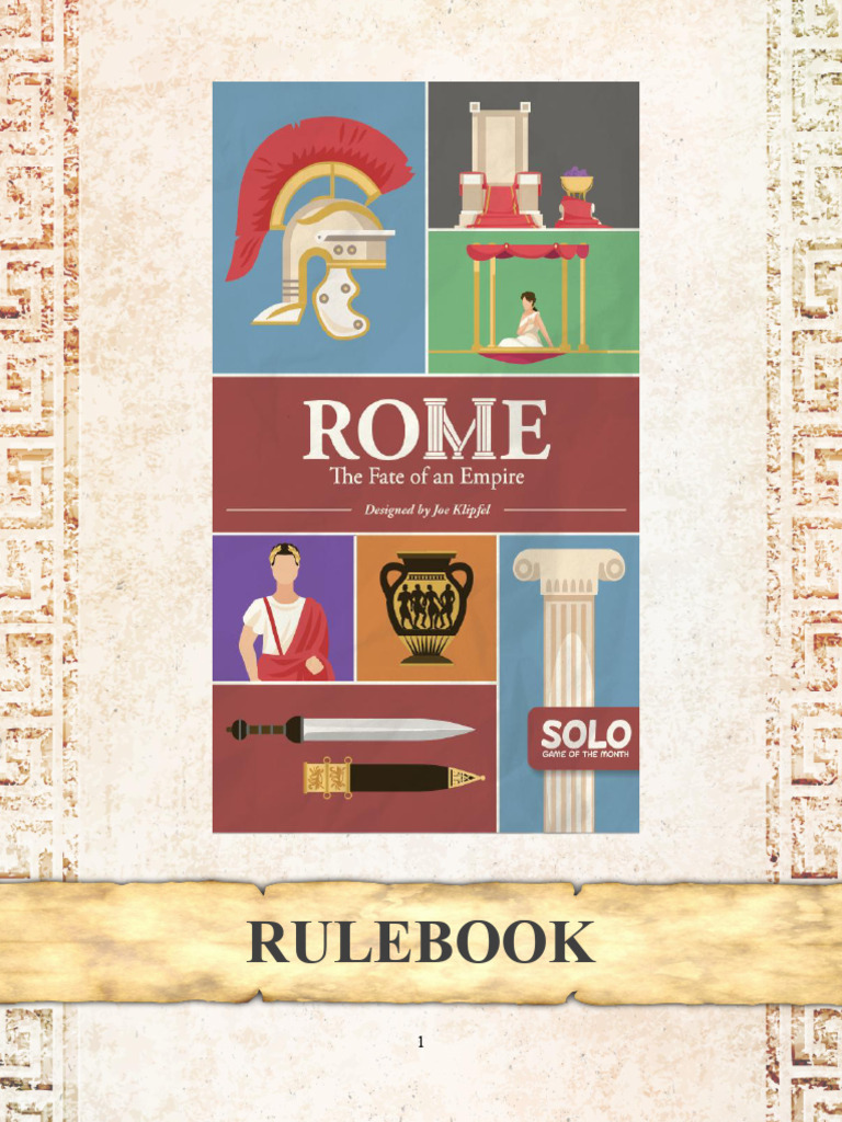 Rome-WIP-Rulebook | PDF | Augustus