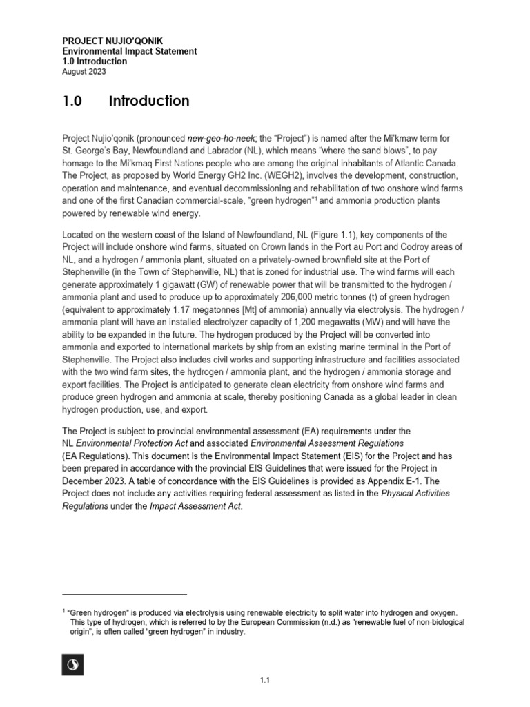 Env Assessment Y2023 2202-EIS 4 Ch1-3 | PDF | Environmental Impact ...