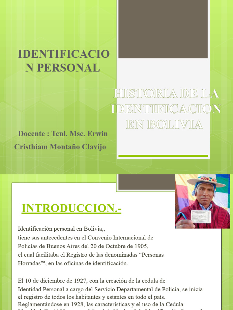 Ident | PDF | Documento de identidad | Huella dactilar