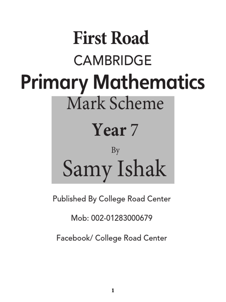 Year 7 - AnswerBook | PDF | Area | Mathematics