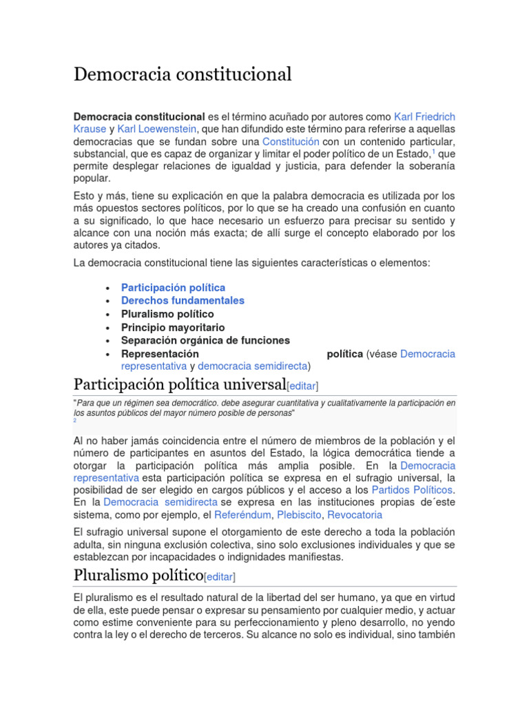ELEMENTOS DE LA DEMOCRACIA | PDF | Democracia | Ideologías políticas