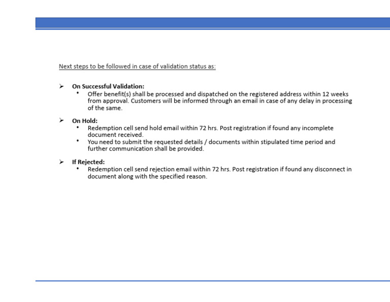 Validation Status Next Steps Guide | PDF