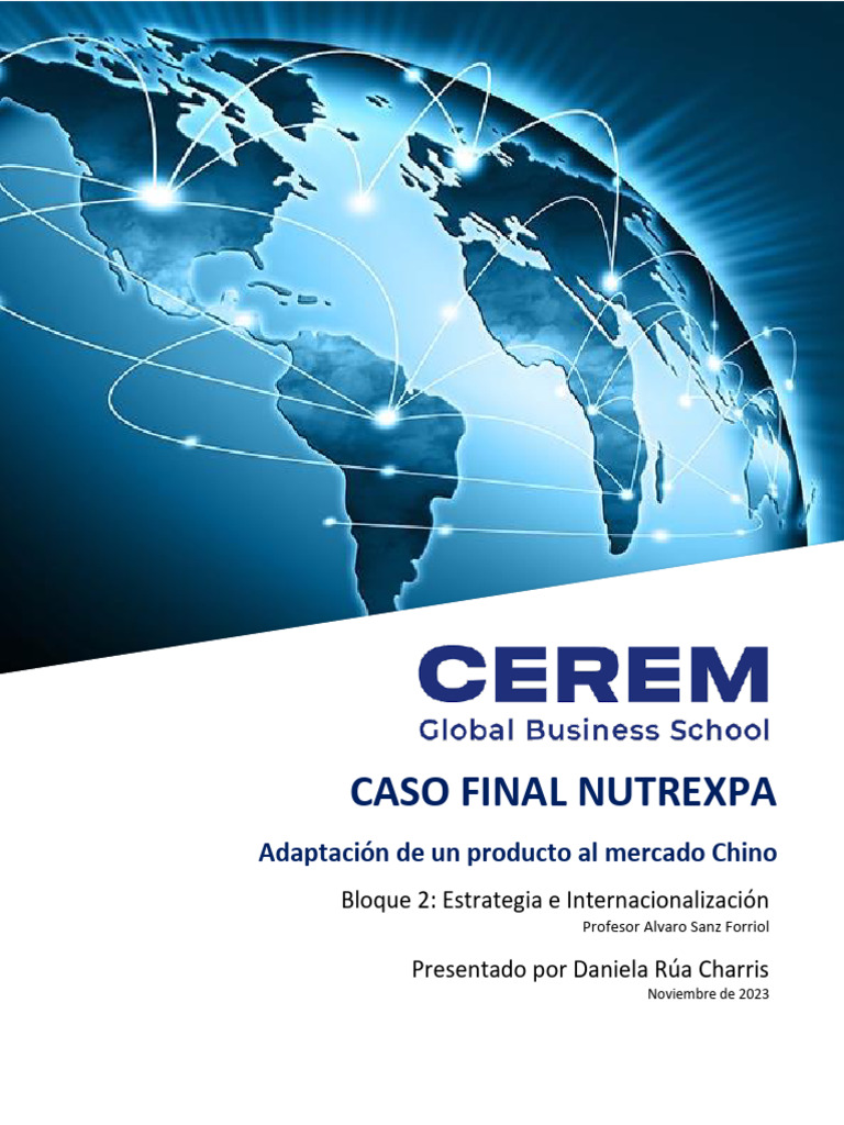 Estrategia de Nutrexpa en China: Caso Cola Cao | PDF | Leche | Proyecto ...