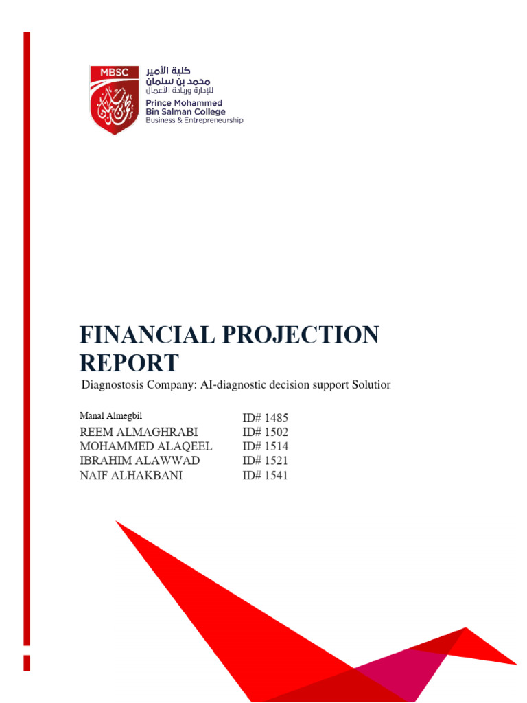 Financial Projection Report v.2 | PDF | Expense | Equity (Finance)