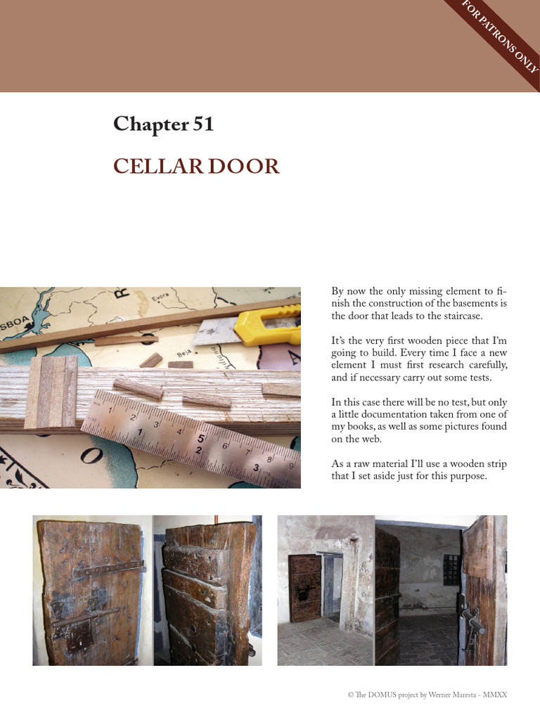 Building a Cellar Door: Step-by-Step Guide | PDF | Door