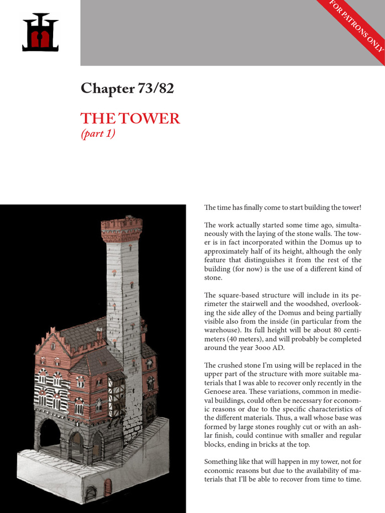 DOMUS Project: Construction 073-082 - The Tower (Part 1) | PDF | Genoa