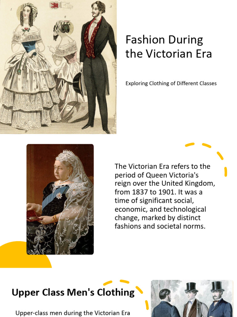 Victorian Era Men's Fashion Overview | PDF