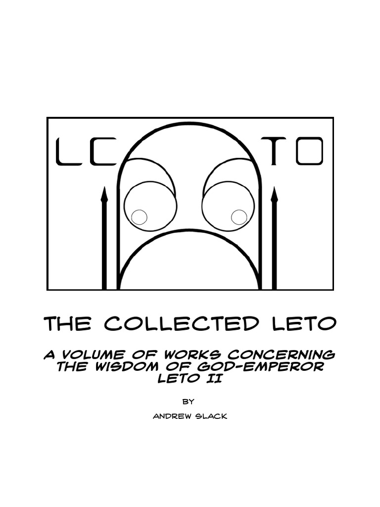 The Wisdom of Leto II | PDF | Dune (Novel)