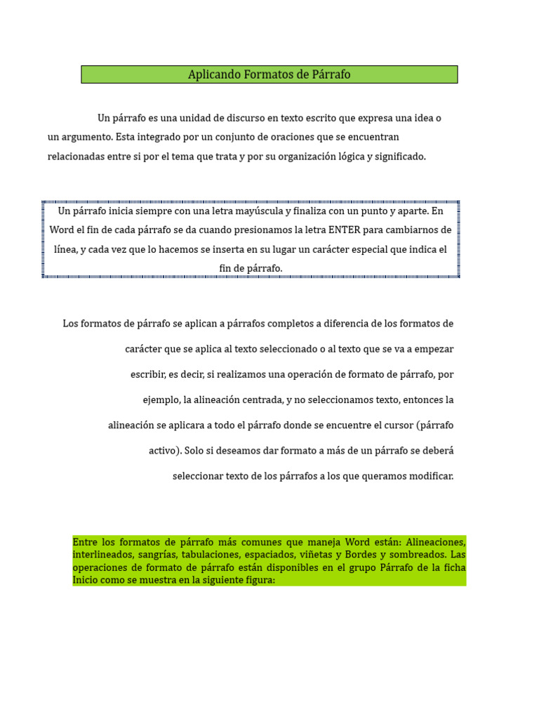 Computacion Parrafos | PDF