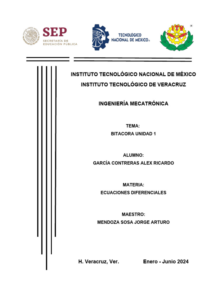 Portada Bitacora | PDF