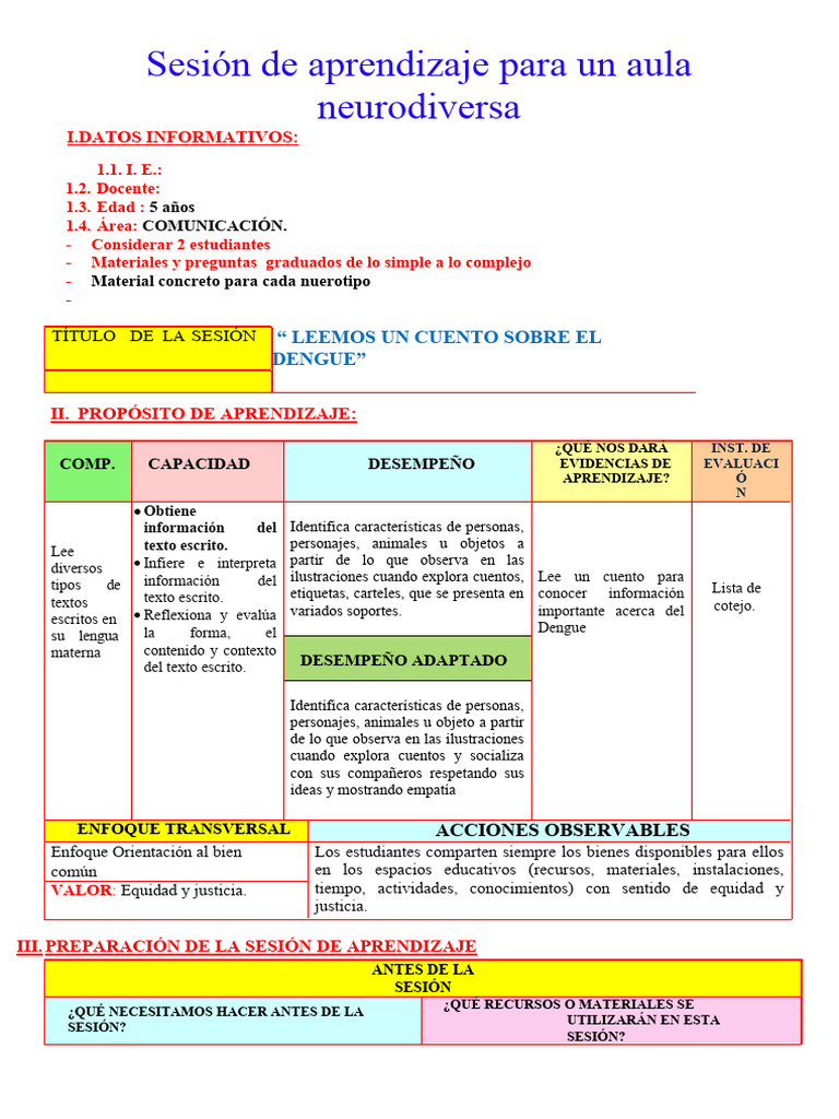 SESION DE INICIAL PARA NInO AUTISTA | PDF | Aprendizaje | Ciencia cognitiva