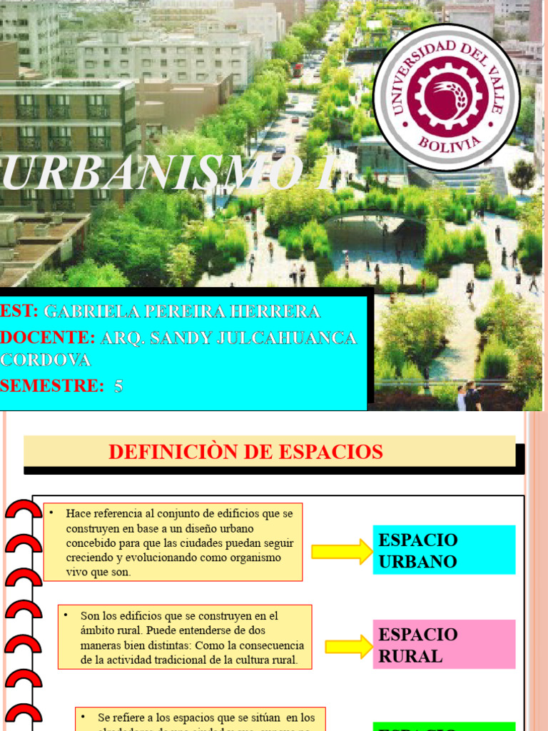 EJEMPLOS DE ESPACIOS | PDF