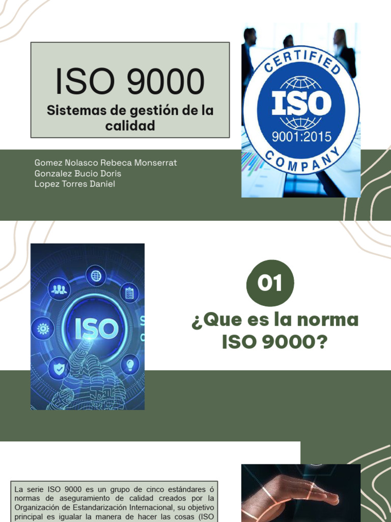 Última versión de la norma ISO 9000 | PDF | Calidad (comercial ...