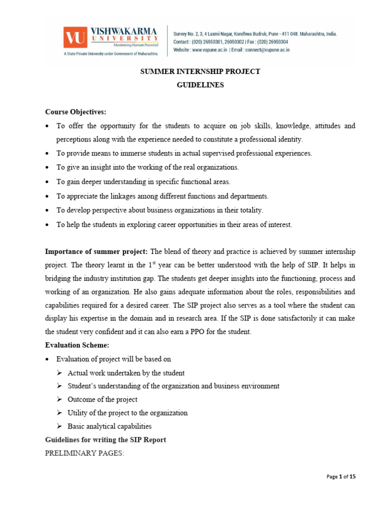 SIP Guidelines | Download Free PDF | Statistics | Sampling (Statistics)