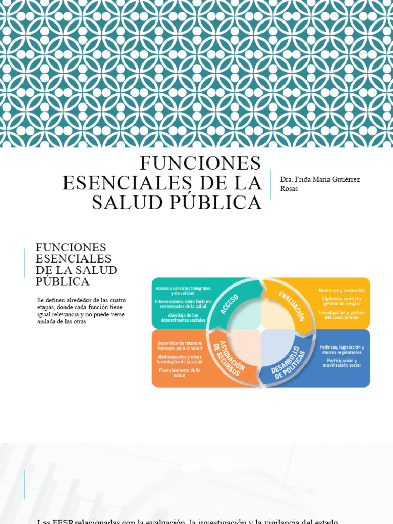 Funciones Esenciales de La Salud Pública | PDF | Salud pública | Calidad (comercial)