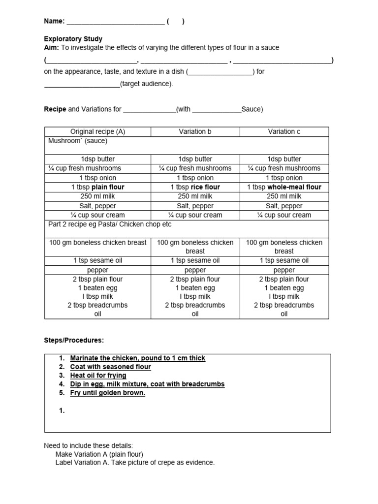 Exploration - To Read | PDF | Taste | Flour