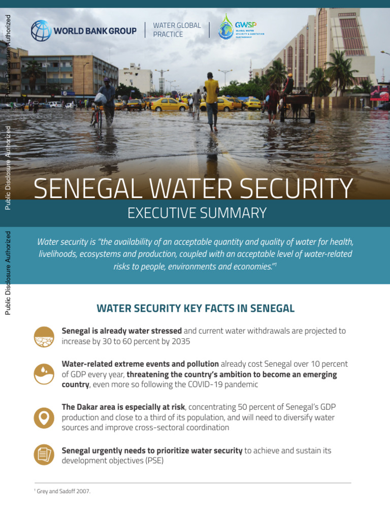 Senegal Water Security | PDF | Water Security | Water