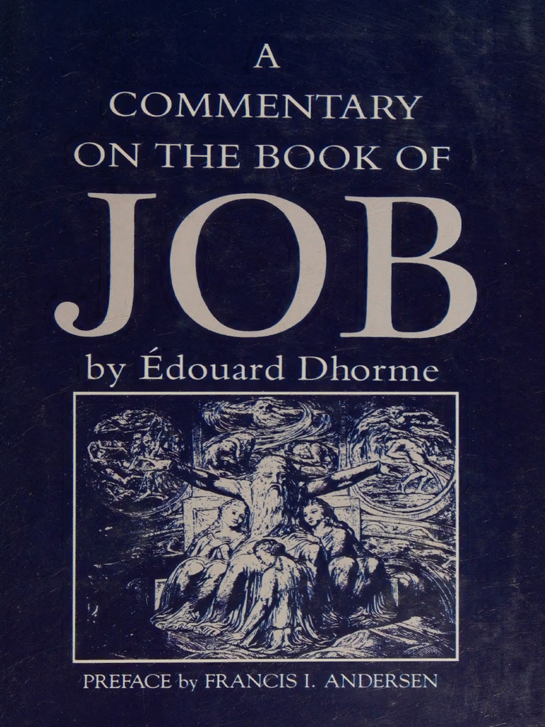 A Commentary On The Book of Job - Dhorme, E. (Edouard) | PDF | Poetry ...