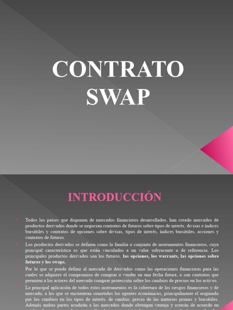 Guía Completa sobre Contratos Swap | PDF | Swap (Finanzas) | Interés