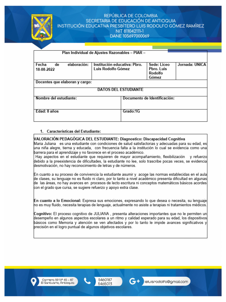 2C - Maria 04 | PDF | Evaluación | Aprendizaje