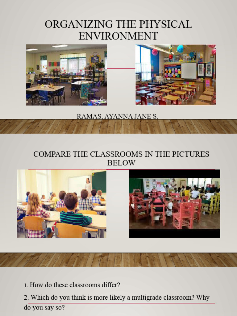 TMC 1 Organizing The Physical Environment | PDF | Classroom | Cognitive ...