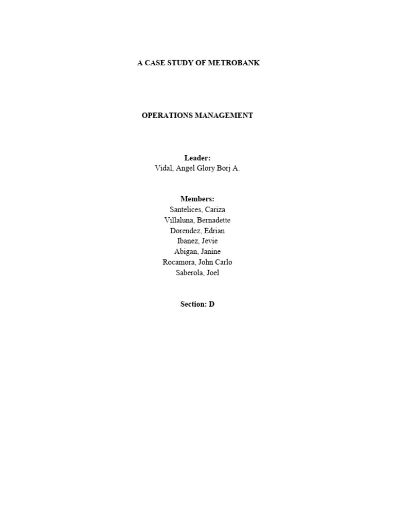 Metrobank: Mission, Vision, and Values | PDF | Goal | Corporate Governance