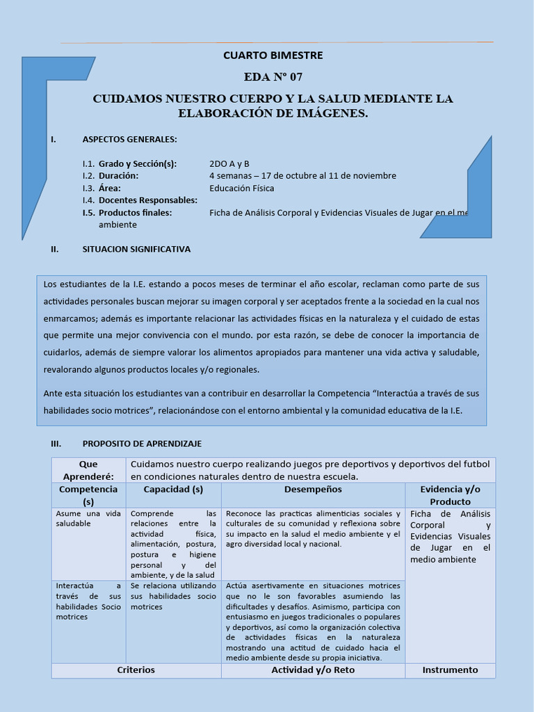 EDA#07 2DO SEC | PDF | Aprendizaje | Evaluación