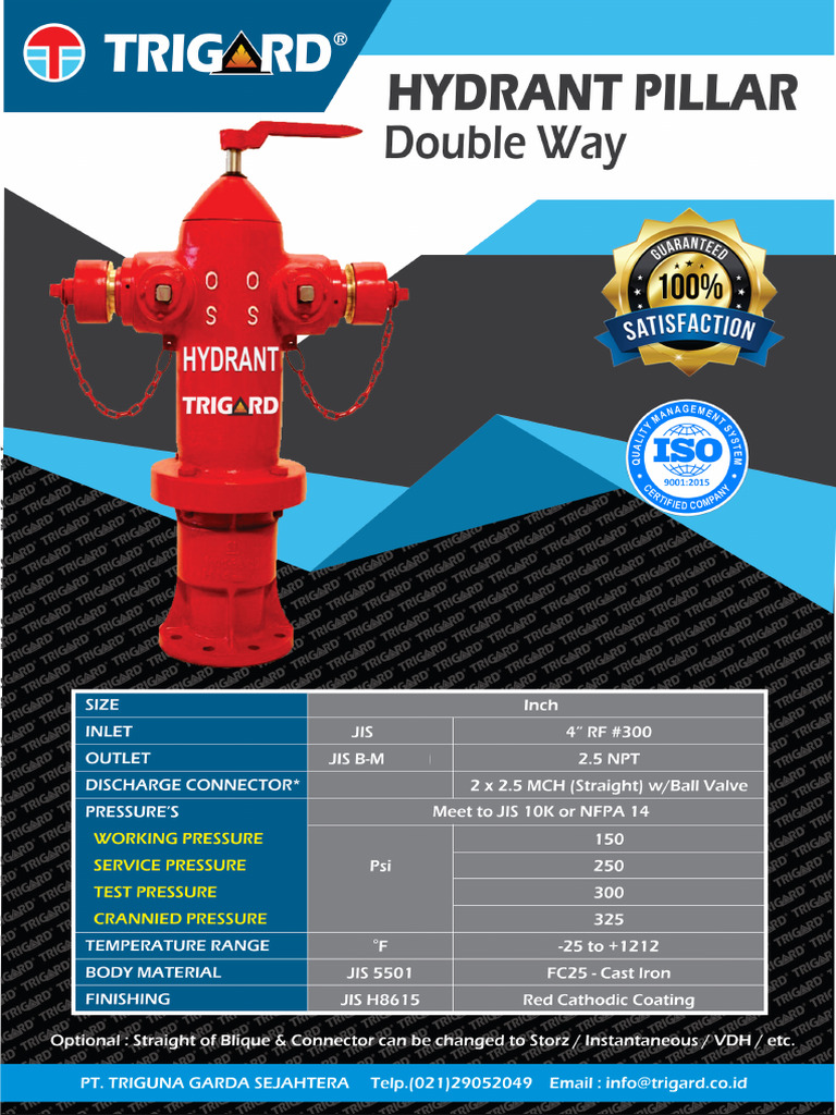 Hydrant Pillar 2 Way Jis - TG | PDF