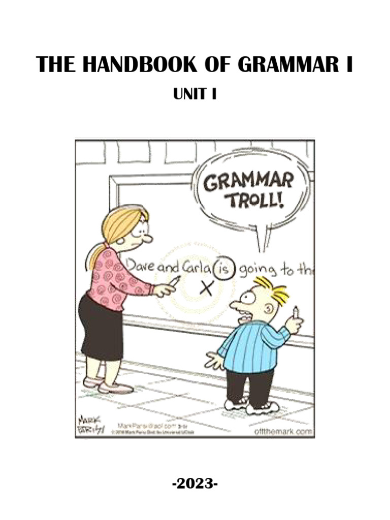 The Handbook of Grammar | Download Free PDF | Linguistics | Semantics