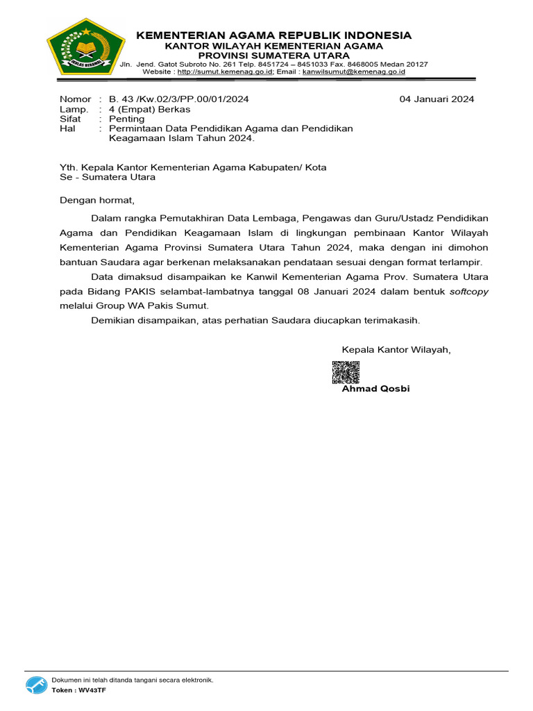 Permintaan Data | PDF