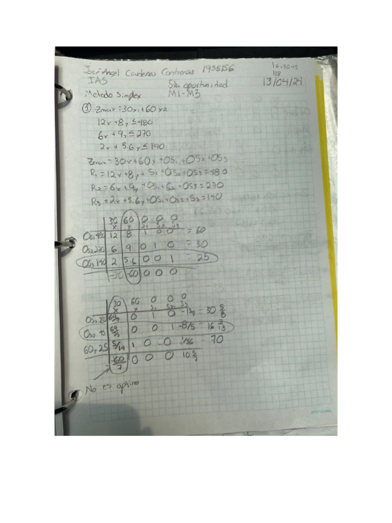 Metodo Simplex Pdf