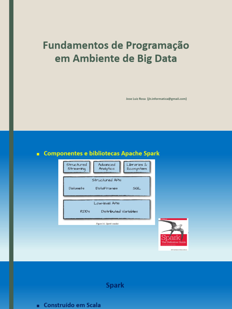 2 - Fundamentos de Big Data - Spark | PDF | Scala (linguagem de ...